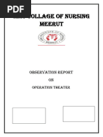 Operation Theater List Guidelines | PDF | Surgery | Sterilization ...