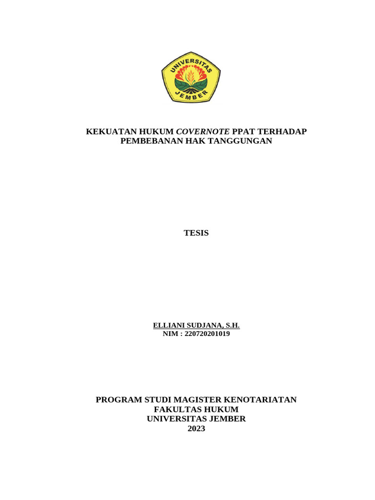 Proposal Elliani | PDF