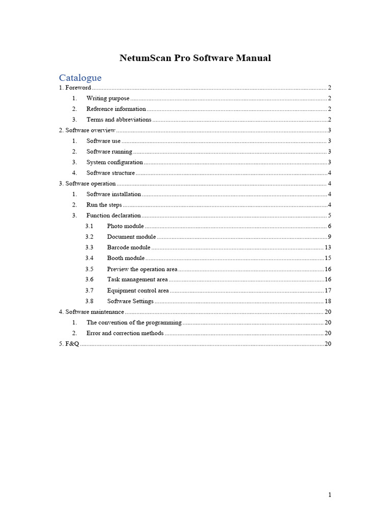 NetumScan Pro Software Manual | PDF | Image Scanner | File Format