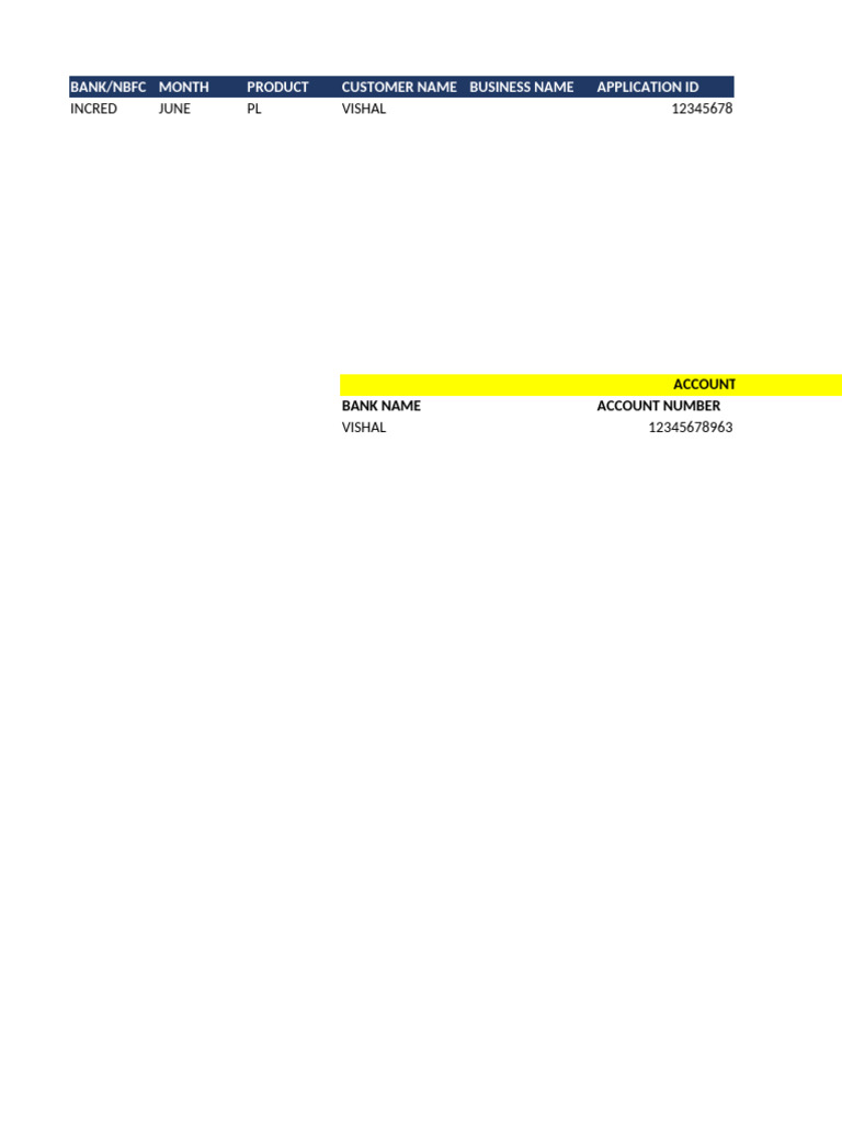 Mis Format For Payout | PDF