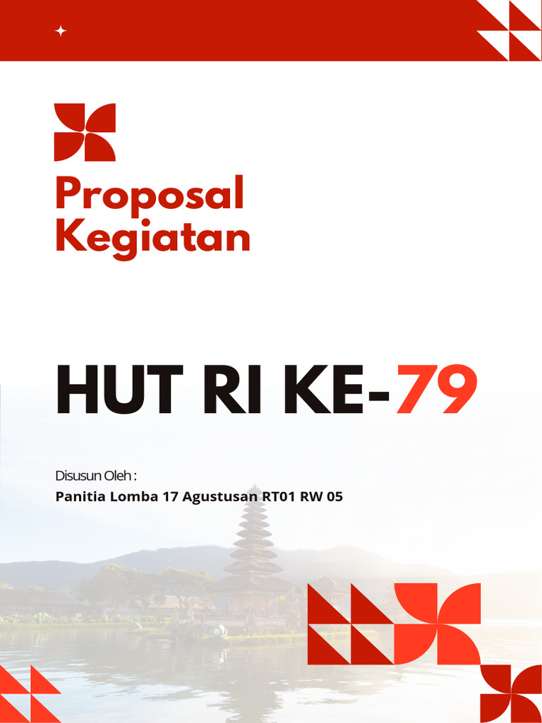 Proposal Kegiatan Lomba Agustusan | PDF