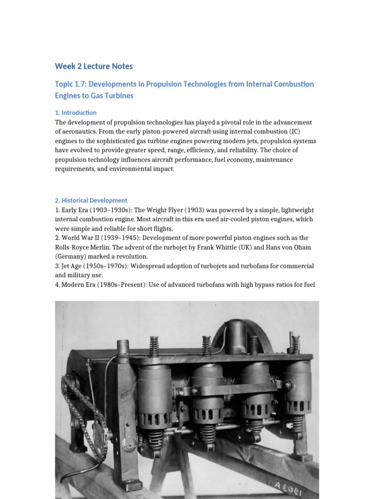 Evolution of Aircraft Propulsion Systems | PDF | Jet Engine | Engines