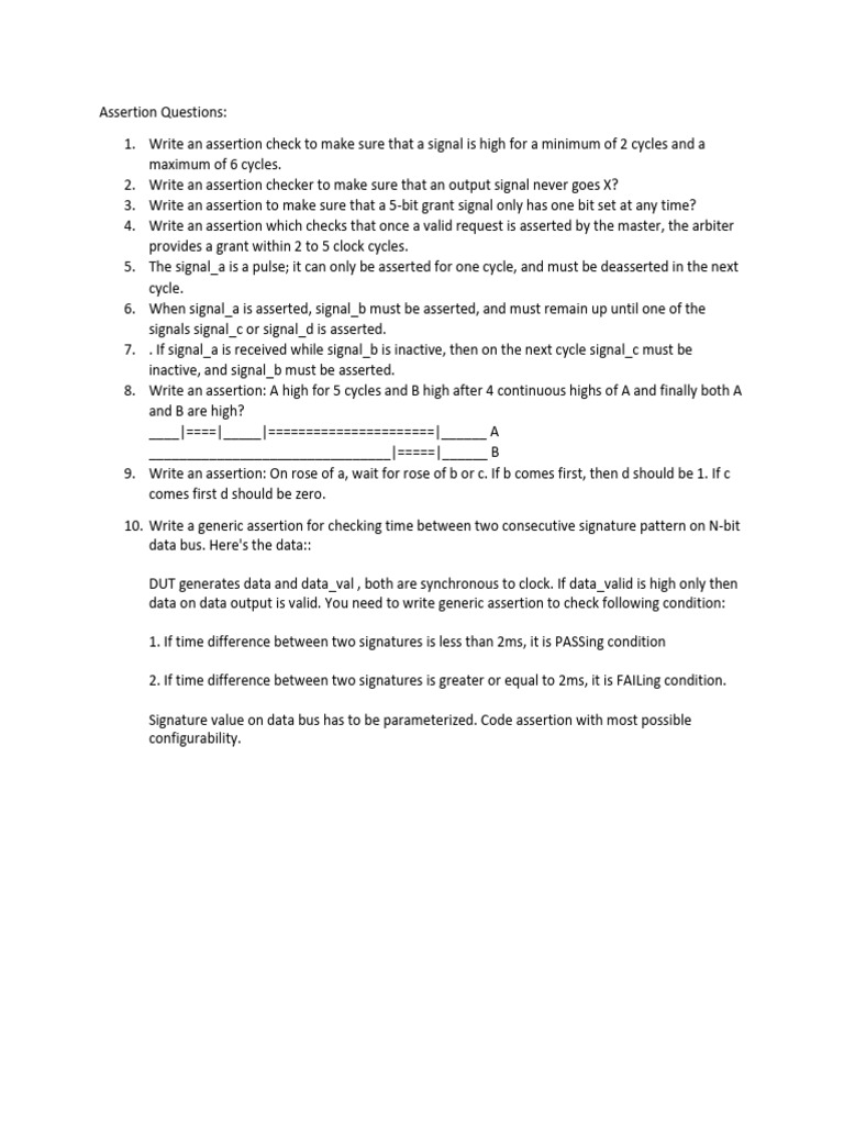 Assertion Questions | PDF