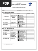 Hexagon Agility Test Scoring Guide | PDF