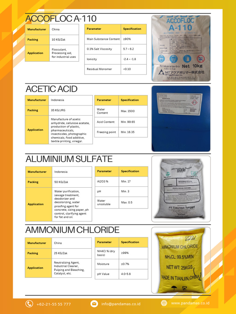 Draft Product Catalogue | PDF | Chemical Substances