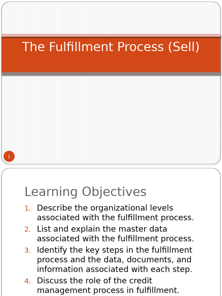 Final Step in Fulfillment Process | PDF | Invoice | Debits And Credits