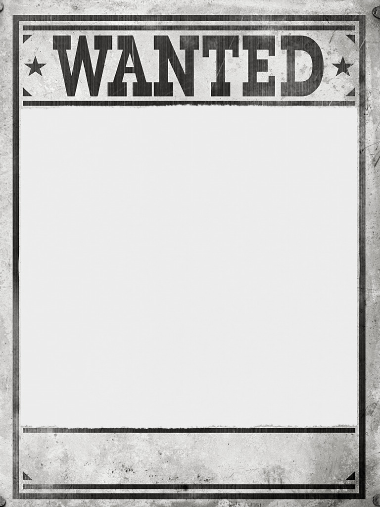 Blank Wanted Poster | PDF