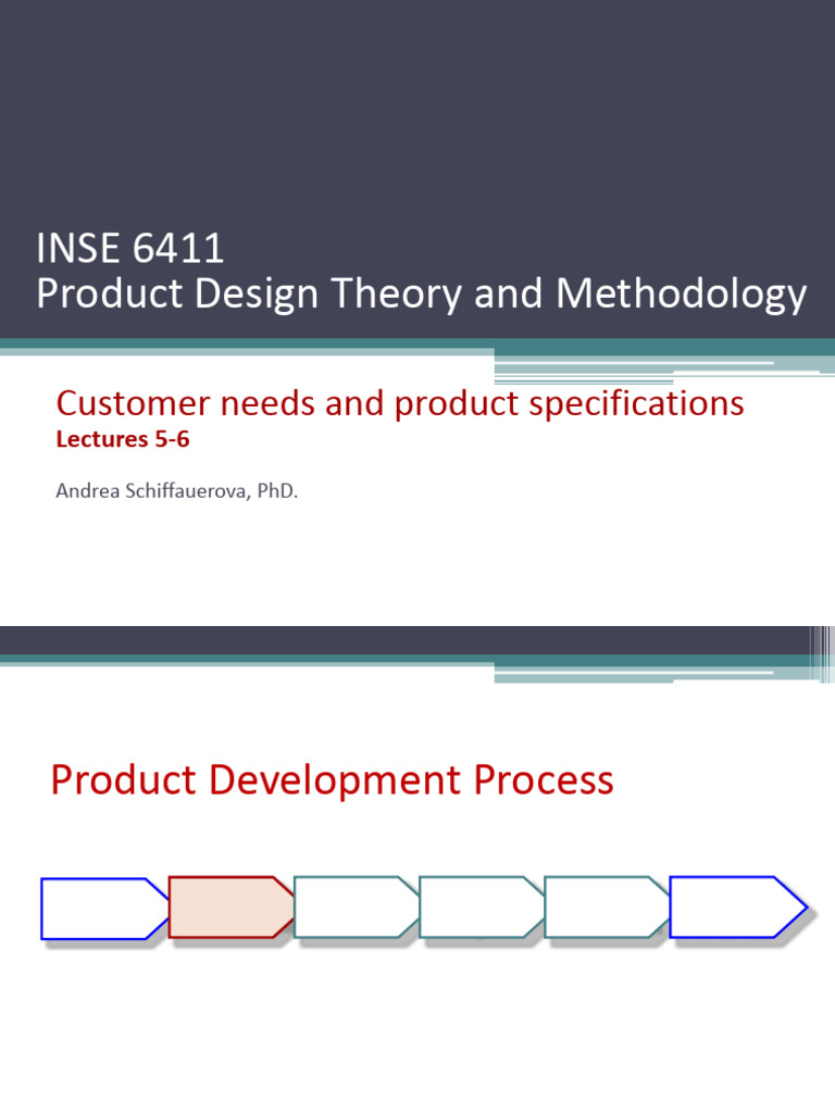 Lecture 5-6 Needs and QFD | PDF | Performance Indicator | Concept