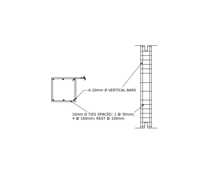 Column Bar Details (Commercial) | PDF