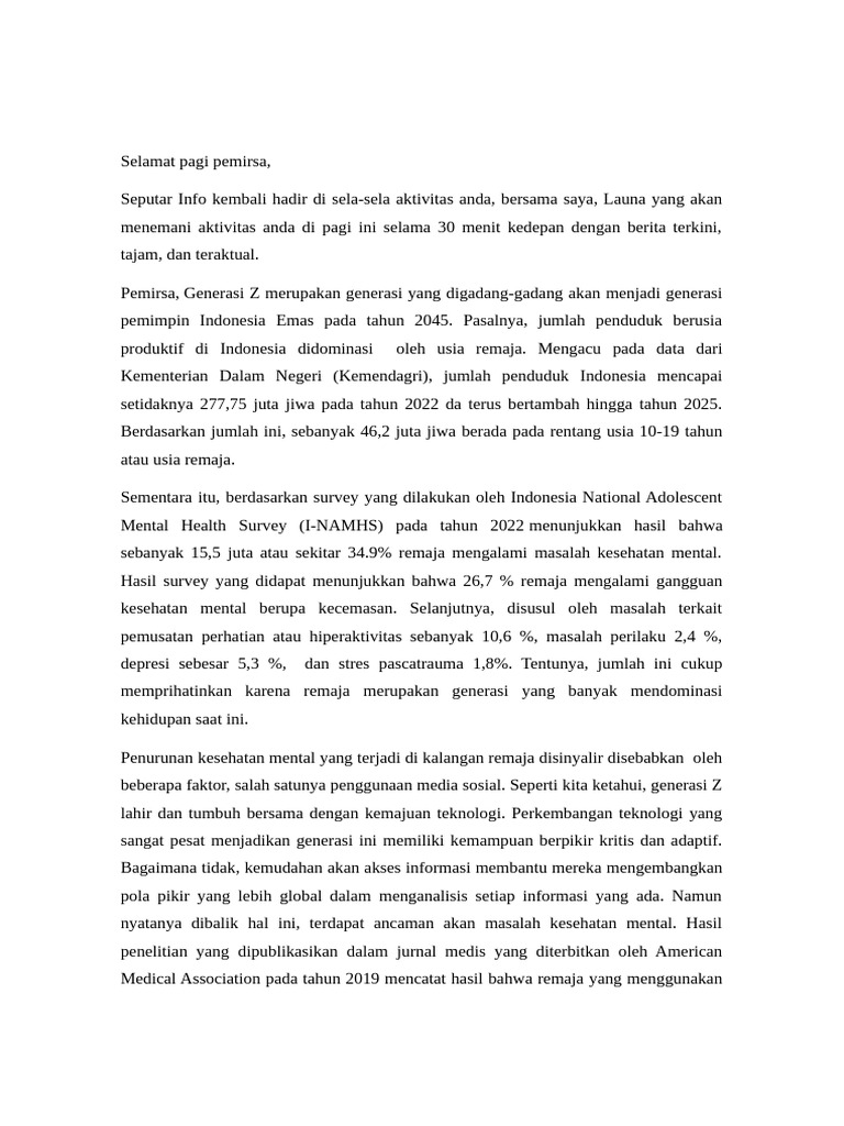 News Anchor Text | PDF