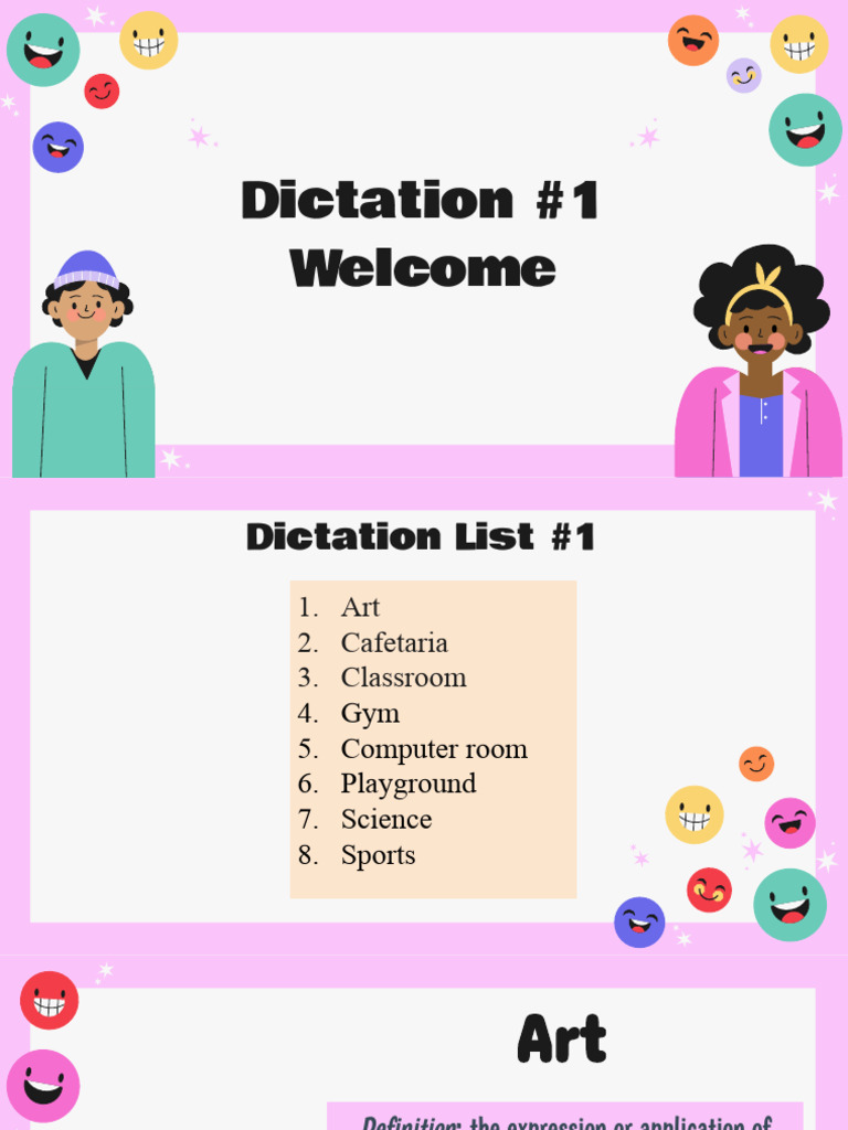 Dictation #1 | PDF