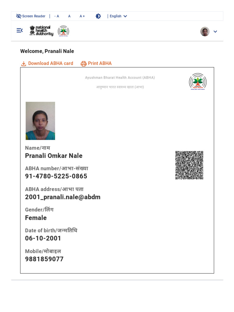 ABHA Card Download and Information Guide | PDF