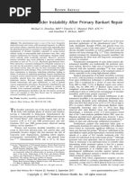 The Instability Severity Index Score | PDF | Shoulder | Surgery