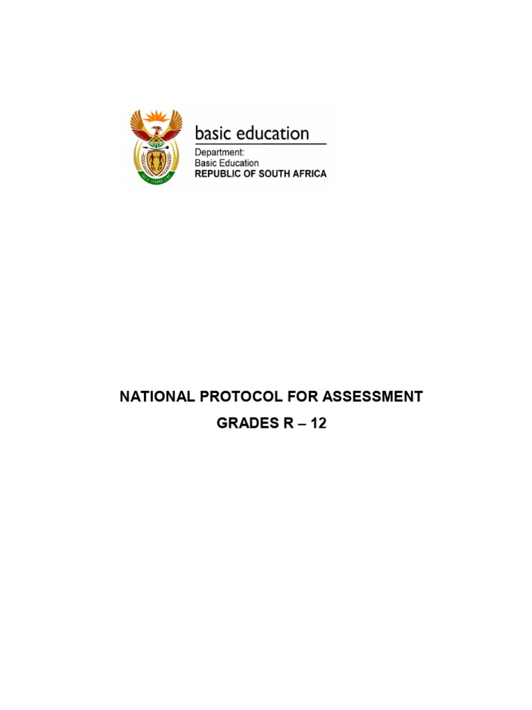 National Assessment Protocol R-12 | PDF | Educational Assessment | Learning