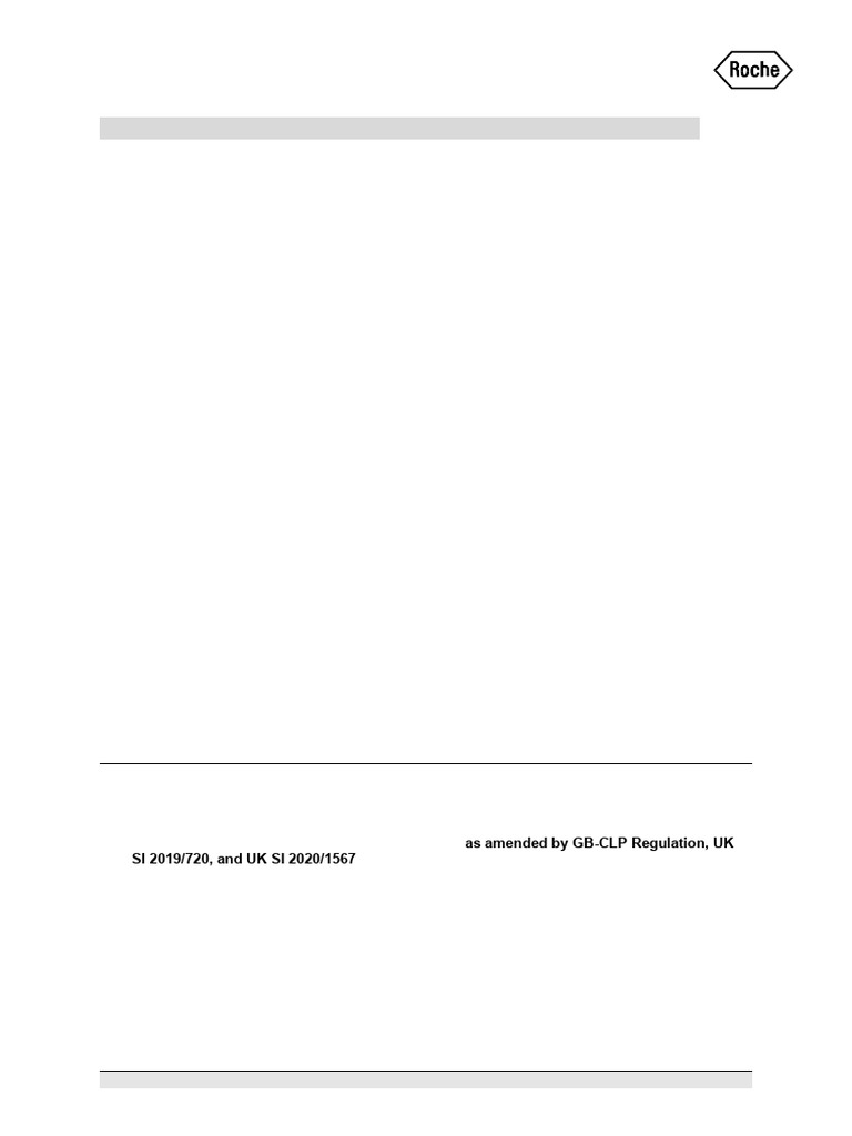 MSDS - 3609987190 Diluent MultiAssay | PDF | Toxicity | Occupational ...