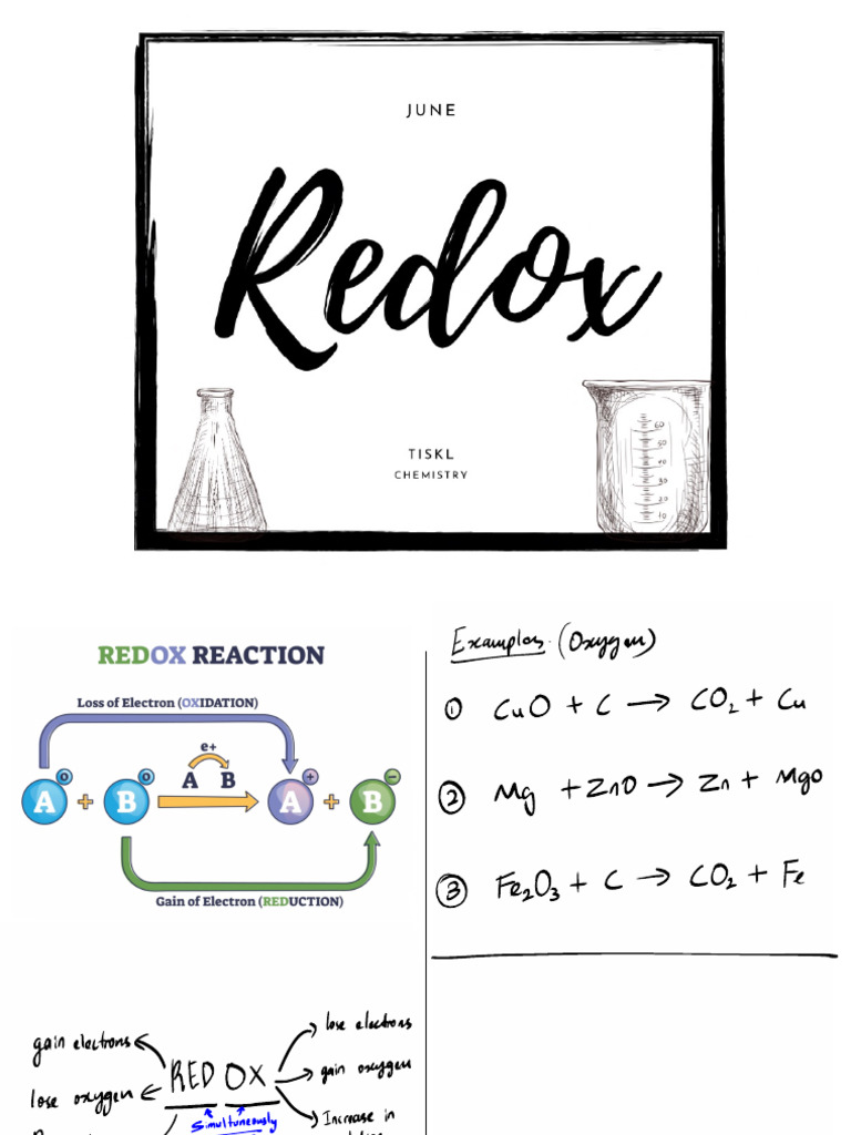 Understanding Redox Reactions and Agents | PDF | Redox | Physical Sciences