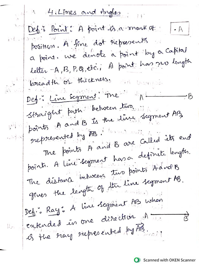 4 - Lines and Angles | PDF