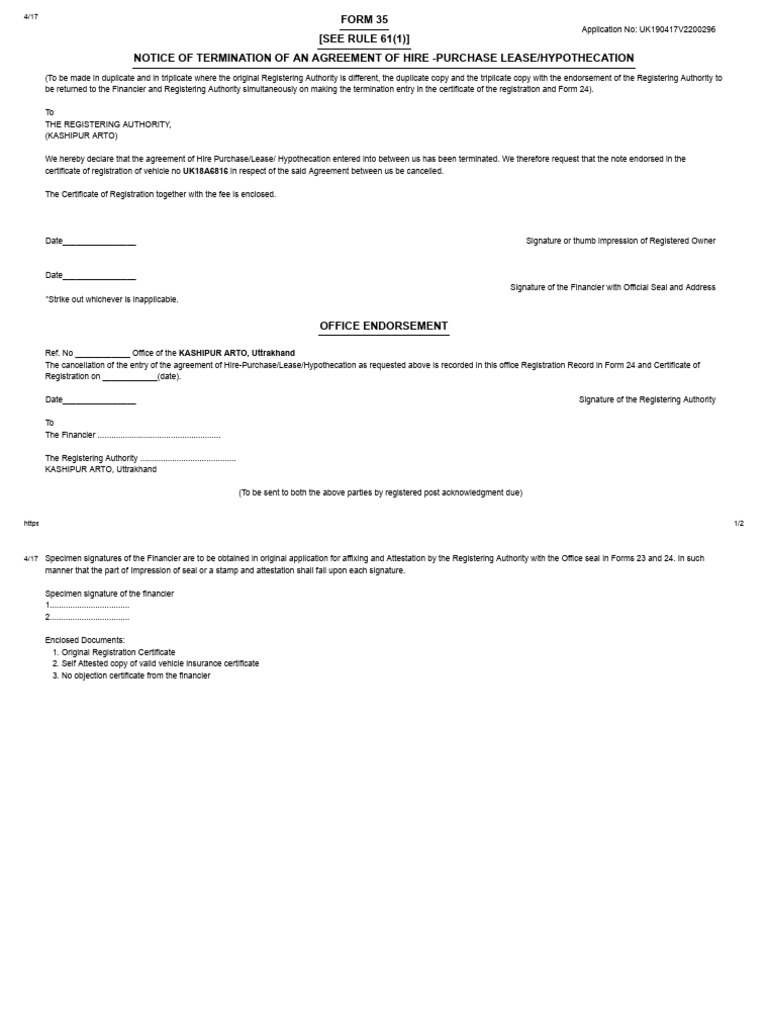 Form 35 | PDF