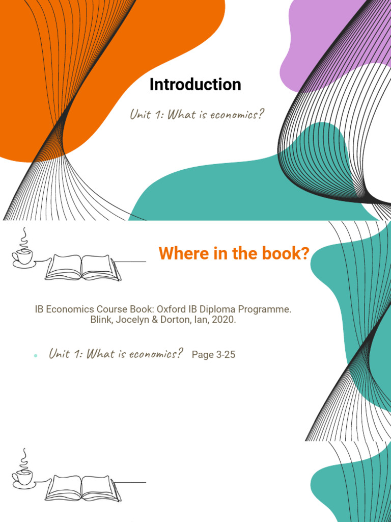 Unit 1 - Introduction To Economics 2024 | PDF | Economics | Economies