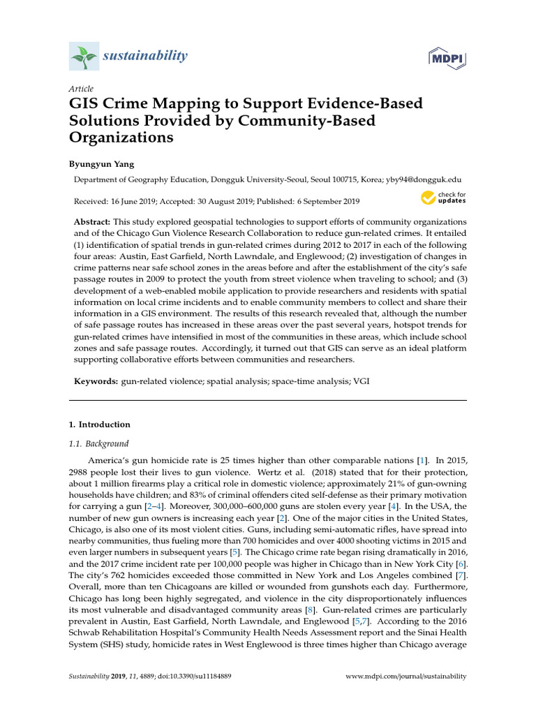 Gis Crime Mapping | PDF | Geographic Information System | Spatial Analysis