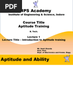 Aptitude Topics A To Z | PDF