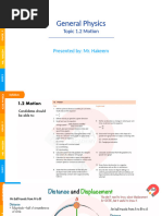 Physics 9702 Paper 2 - Kinematics | PDF