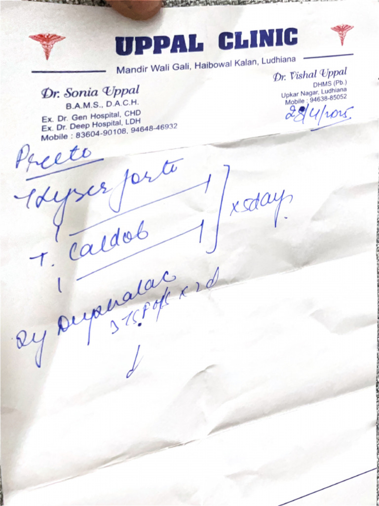 Uppal Prescription | PDF