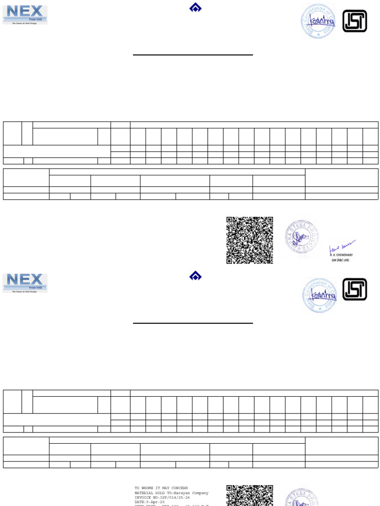 NPB 400 66.31KGS 31.03.2025 | PDF | Metals | Physical Sciences
