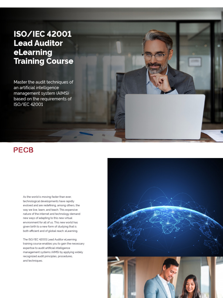 ISO/IEC 42001 Lead Auditor eLearning Course | PDF | Educational ...
