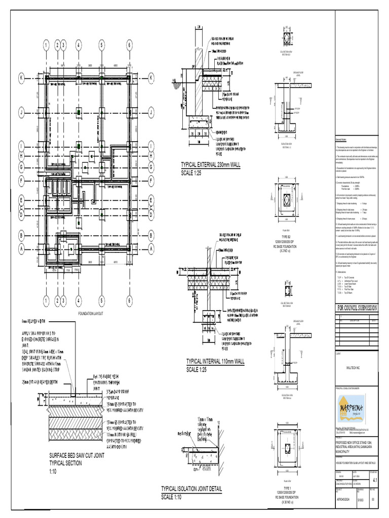 FLOOR PLAN WAREHOUSE-Layout1 | PDF | Concrete | Building