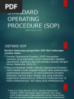 Sop Dan Standar Pelayanan | PDF