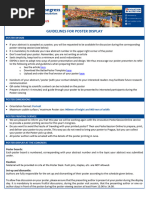 ELCC 2025 Poster Display Instructions | PDF | Poster