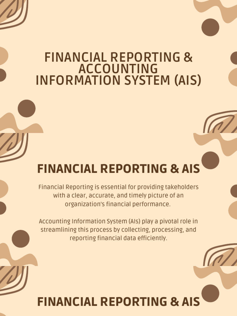 Financial Reporting AIS 1 | PDF | Regulatory Compliance | Enterprise ...