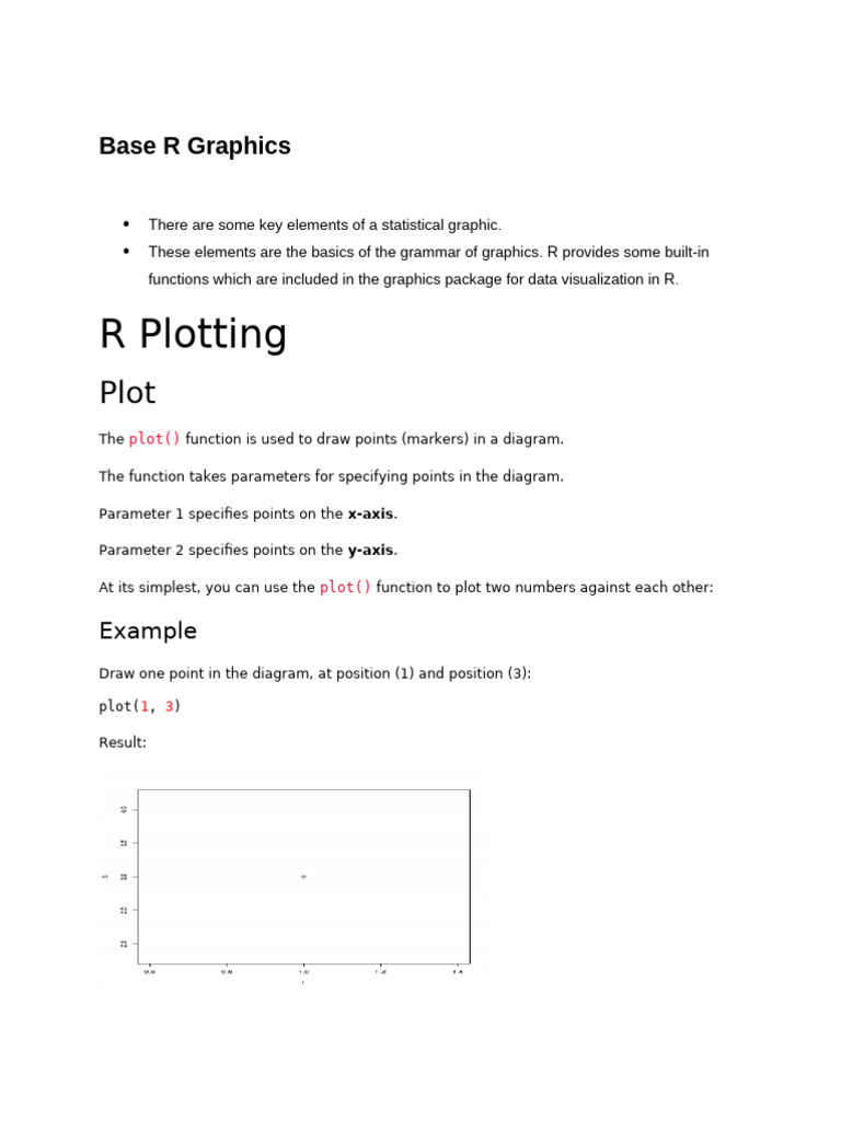 Bar Graph Line Graph Scatter Plot and All Plot Functions | PDF ...