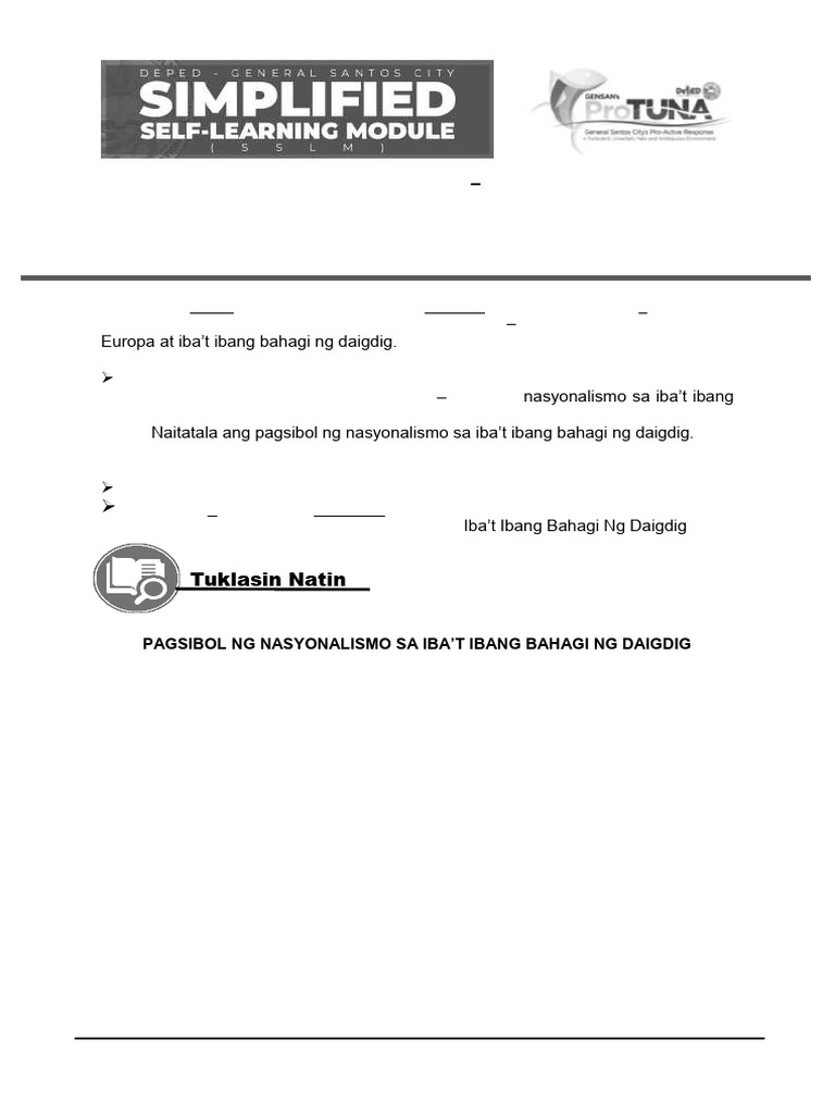 Ap8 SSLM Q3 W8 | PDF