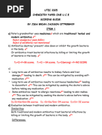 S.5 Biology Scenario Questions 2025 | PDF | Nutrients | Nutrition