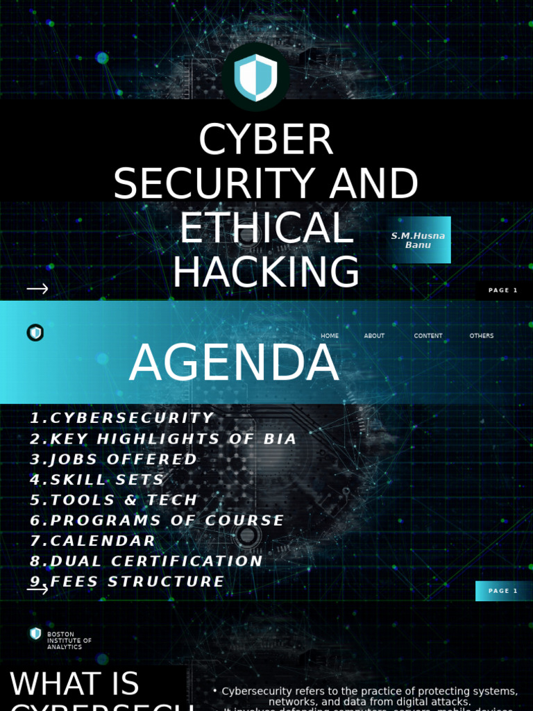 Modern Cyber Security Presentation-1 | PDF | Security | Computer Security