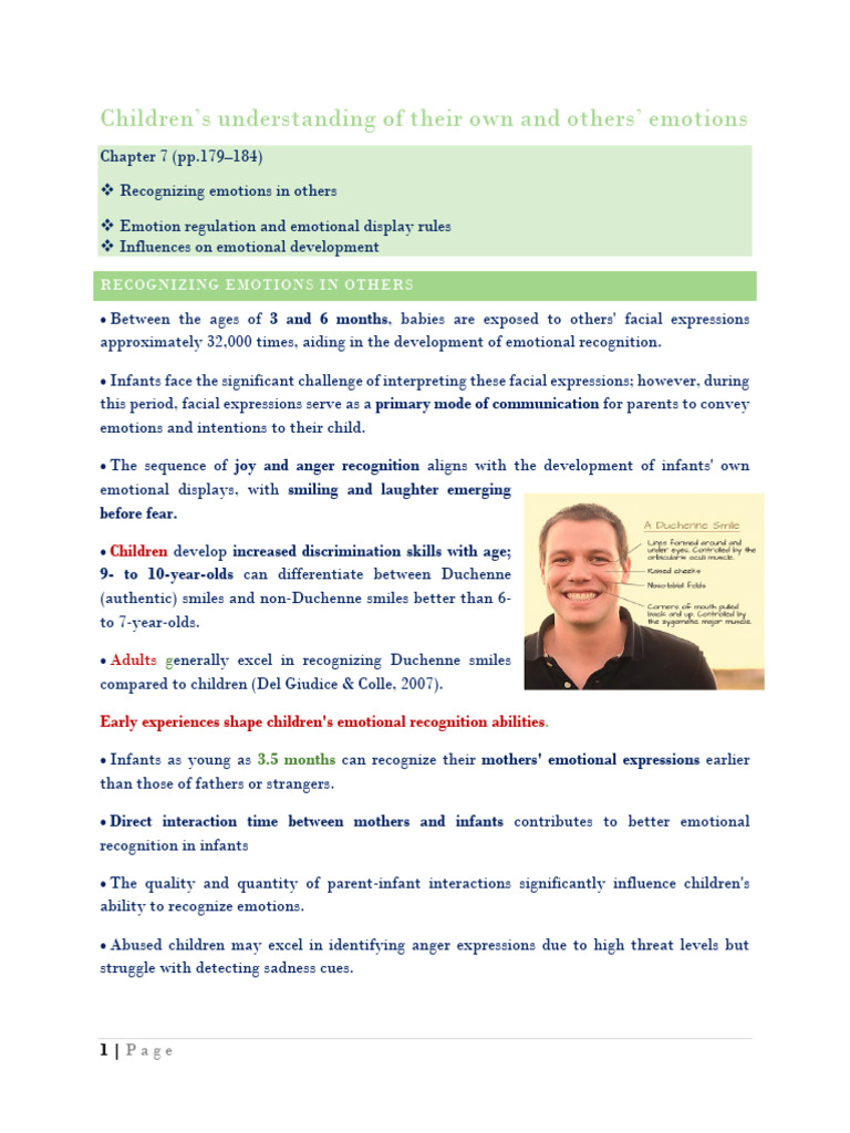 Emotional Regulation and Emotion Display Rules | PDF | Emotions ...