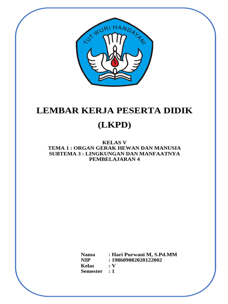 Contoh LKPD | PDF