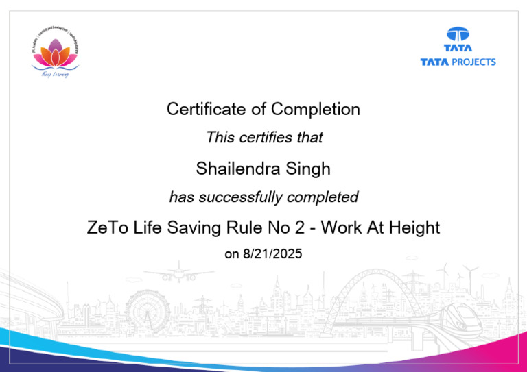 CertificateOfCompletion Shailendra | PDF
