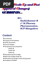 SUPAC Guidelines PPT - 1 | PDF | Pharmaceutical Formulation | Food And ...
