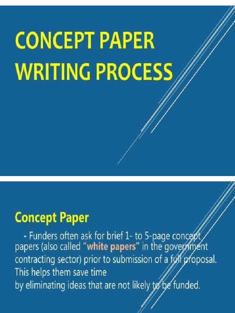 Concept Paper | PDF