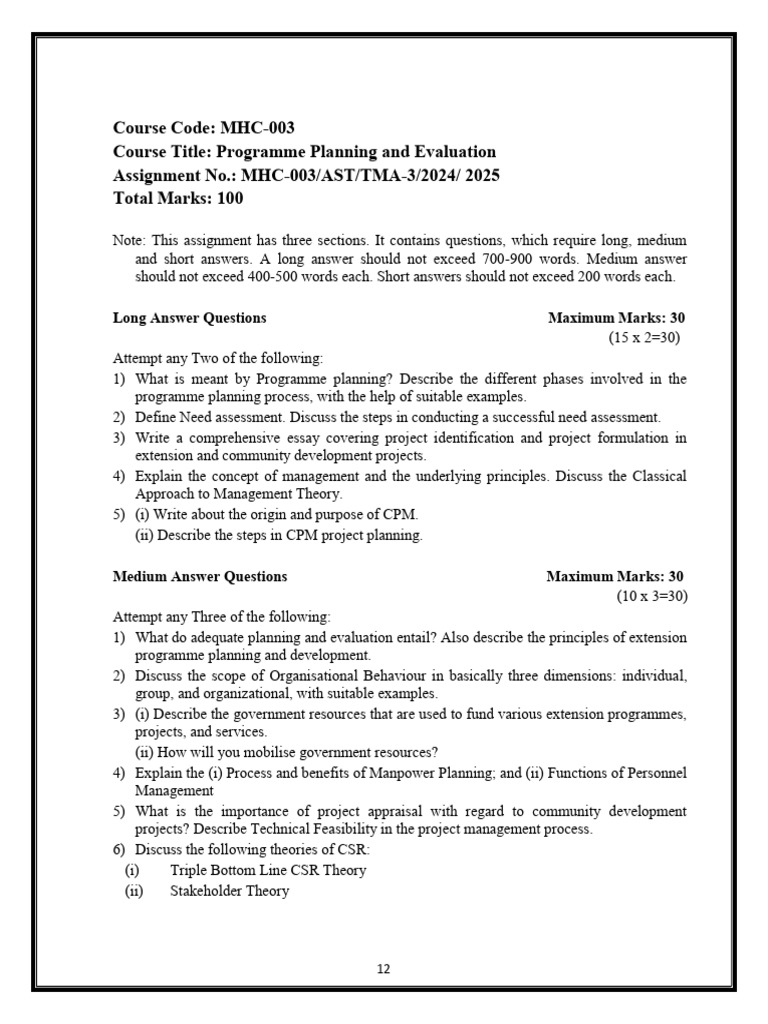 MHC0032 | PDF | Evaluation | Corporate Social Responsibility