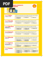 Shell All Product List 2024 | PDF | Motor Oil | Turbocharger