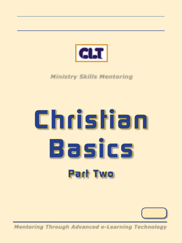 Christian Basics CHB2 | PDF | Wisdom