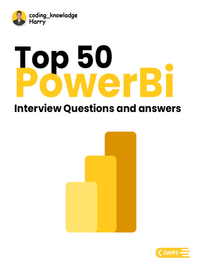 Top 50 Powerbi Interview Questions and Answers | PDF | Application Software | Data Management ...