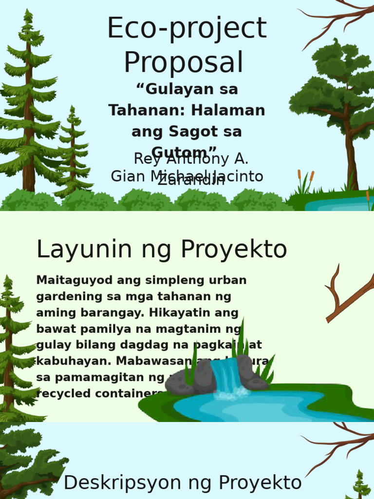 Eco Project Proposal v2 | PDF