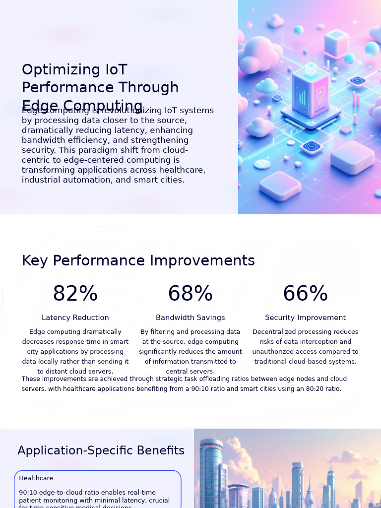 Optimizing IoT Performance Through Edge Computing | PDF | Internet Of Things | Computing