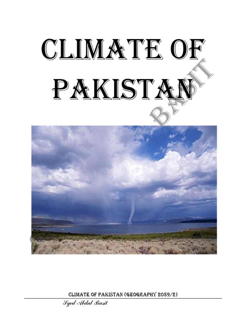 Rainfall Patterns in Pakistan's Climate | PDF | Rain | Precipitation