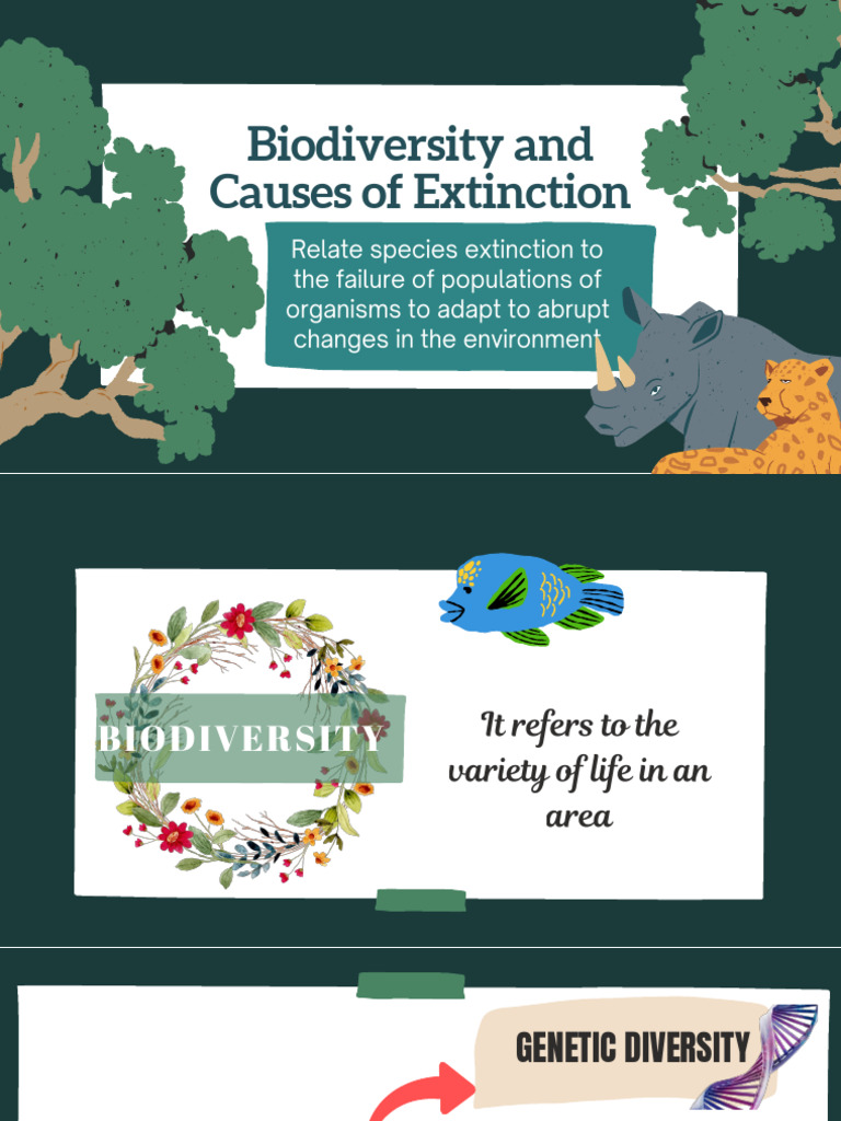 Biodiversity and Causes of Extinction | PDF | Biodiversity | Habitat ...